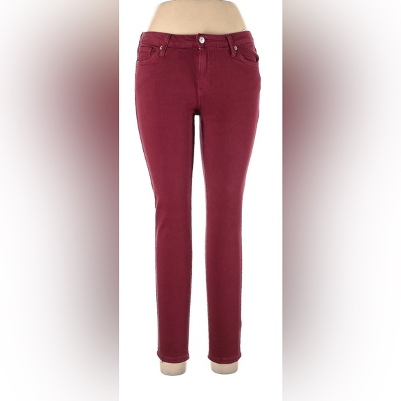 Just USA | Jeans | Rust Maroon Tall Skinny Jeans | Poshmark